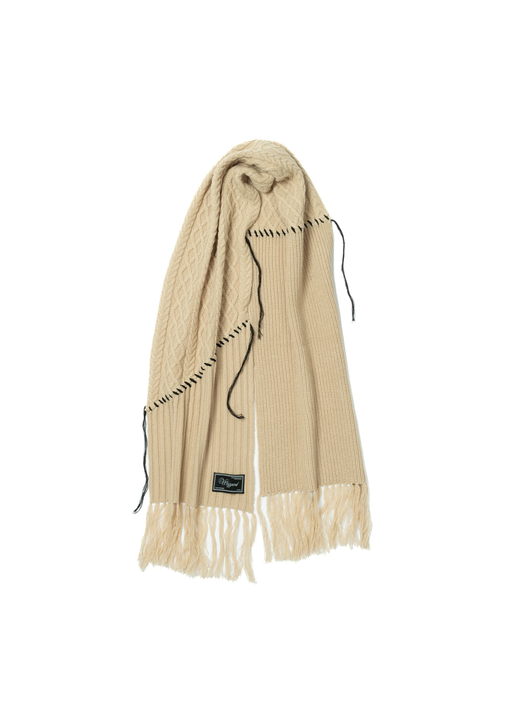 PATCHWORK KNIT MUFFLER – WIZZARD OFFICIAL ONLINE STORE